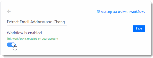 Example Workflow - Extracting the Email Address from the Ticket Contents and Changing the ...